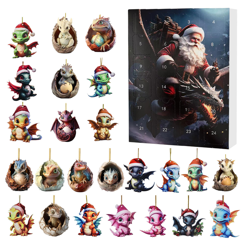 Dinosaur Lover Dragon Advent Calendar 2025 2026 Christmas Halloween ...