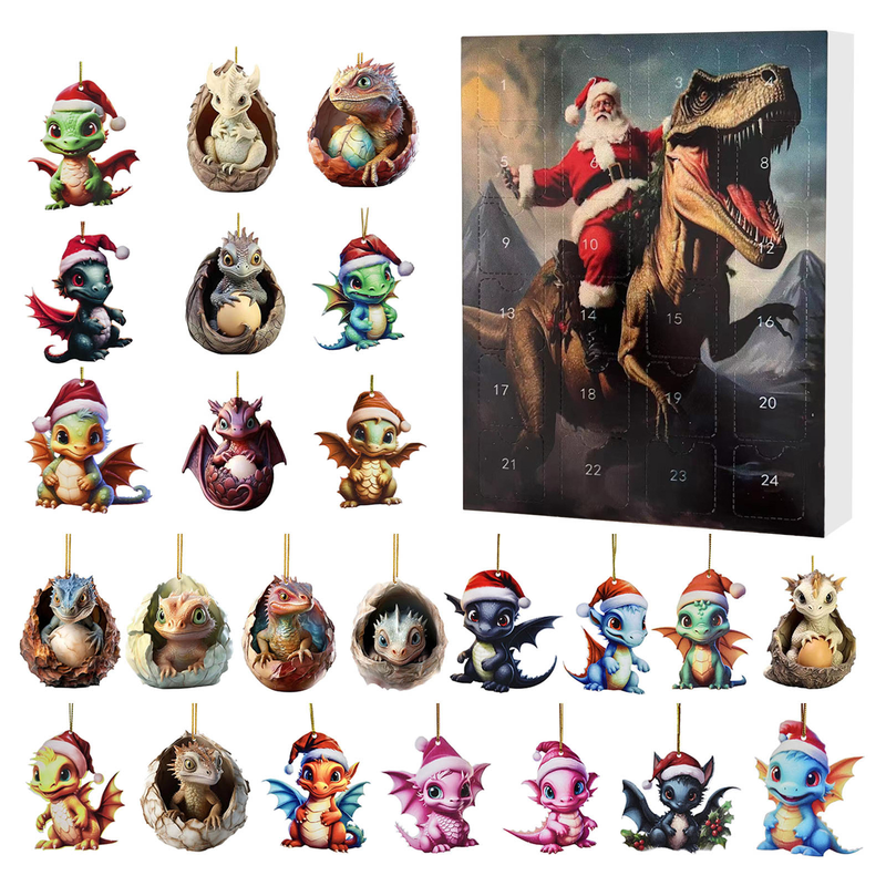Dinosaur Lover Dragon Advent Calendar 2025 2026 Christmas Halloween ...