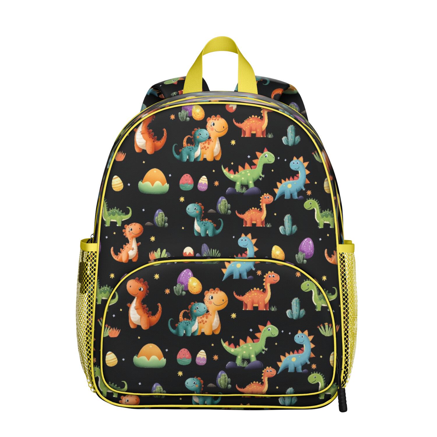 Dinosaur Lover’s Student Backpack – Funny Dino Cartoon Design with Bold ...