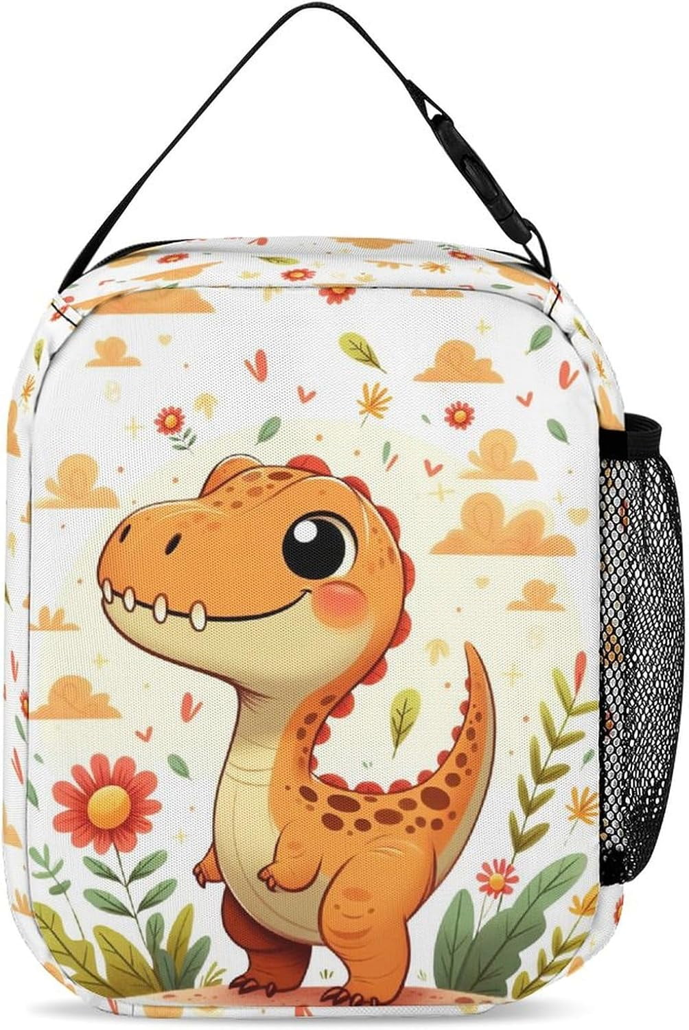 Dinosaur Lunch Box - Cute Reusable Dinosaur Lunch Bag for Women Men ...