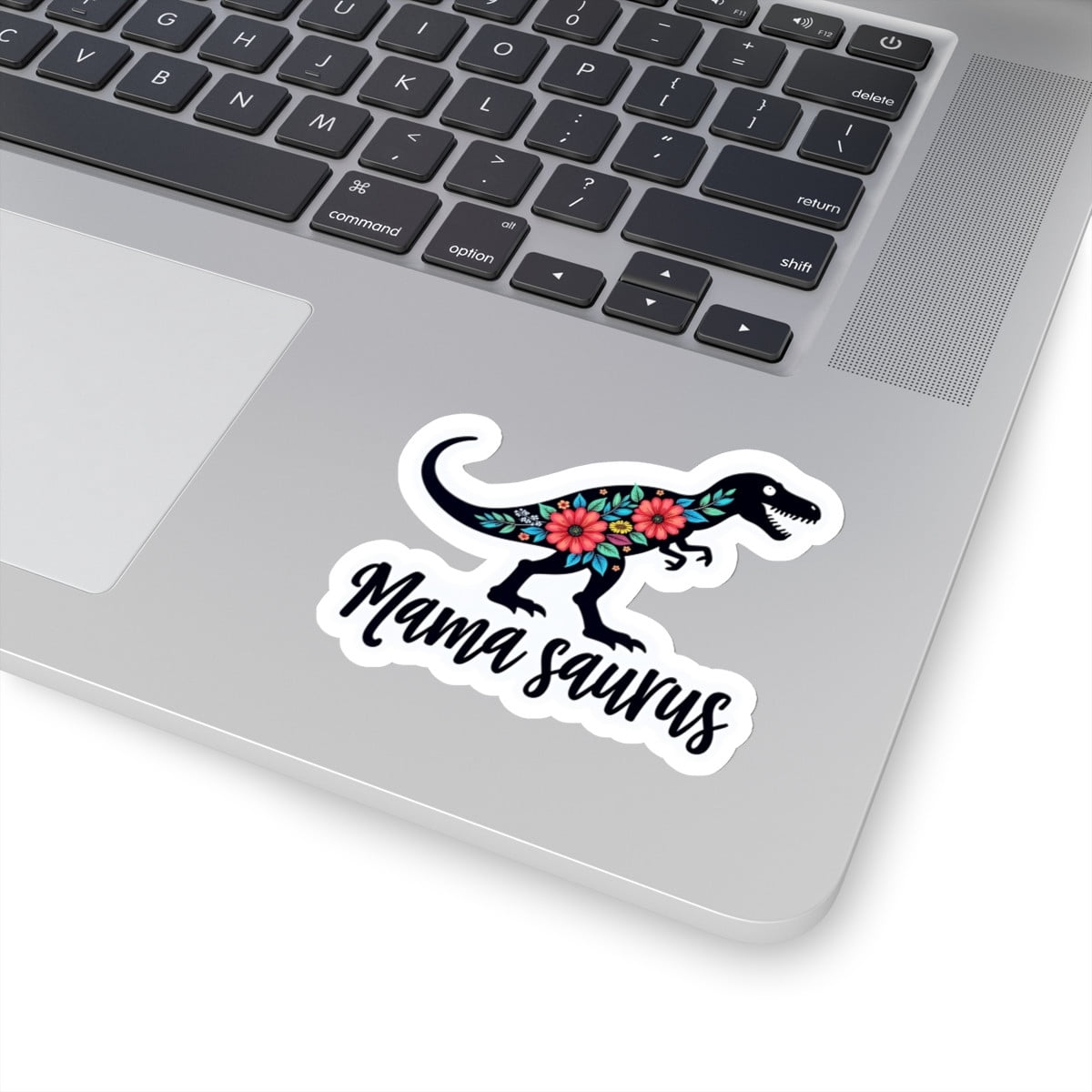 Dinosaur Mama Saurus Kiss-Cut Sticker (6"×6", White) - Walmart.com