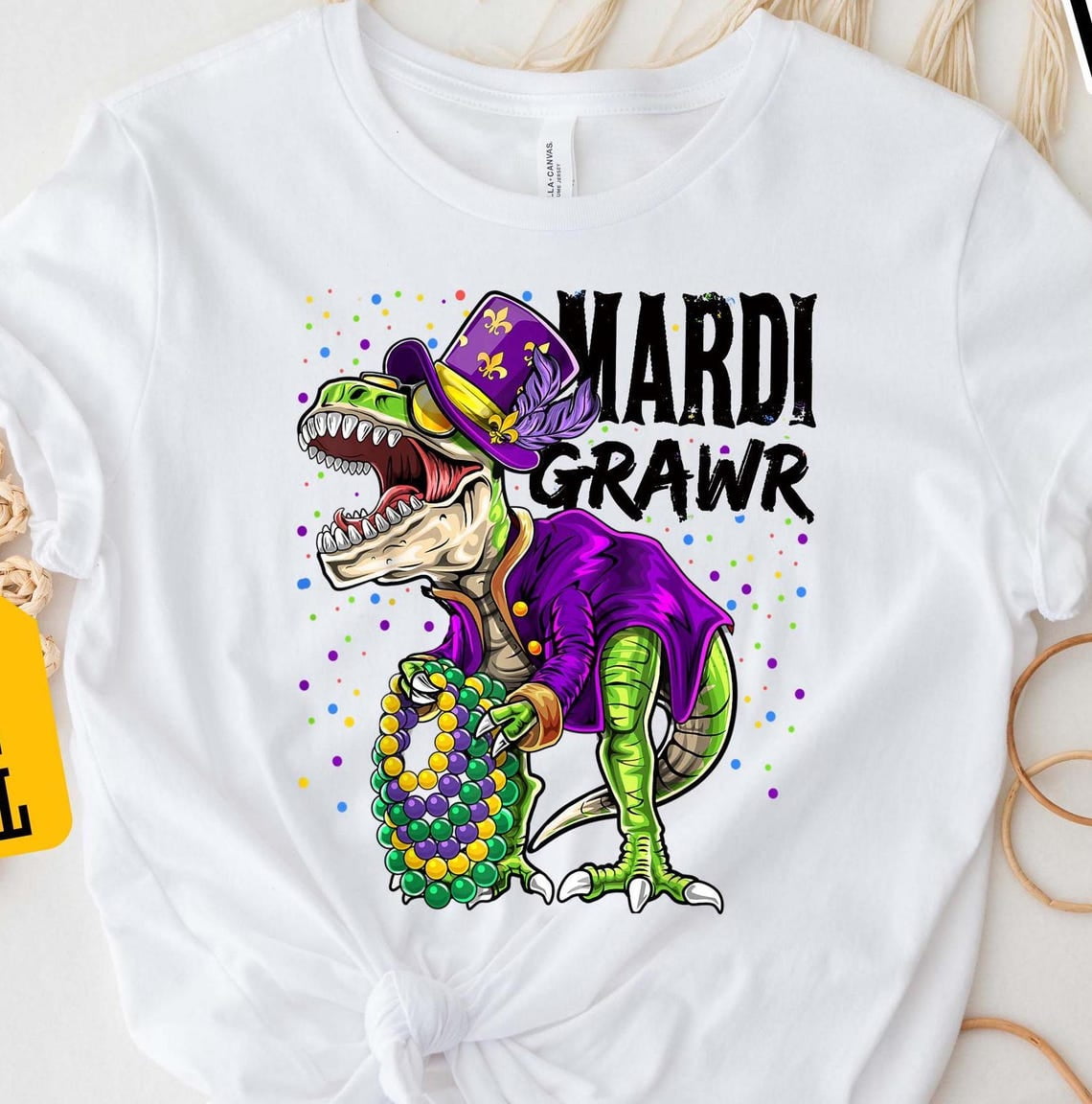 Dinosaur Mardi Grawr Shirt, Mardi Gras T-shirt, Funny Mardi Gras Tee ...