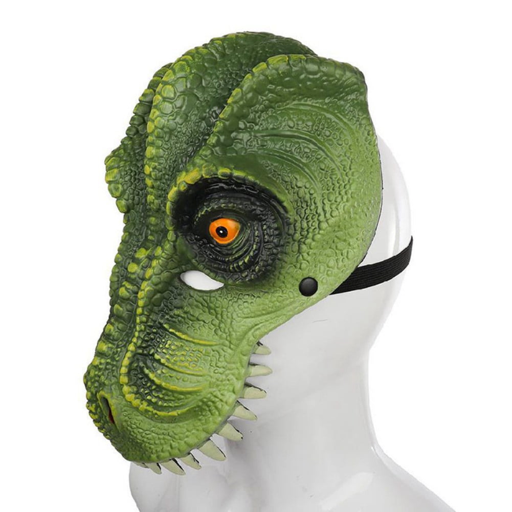 Dinosaur Mask Headgear, Halloween Party Animal T-Rex Dinosaur Head Mask ...