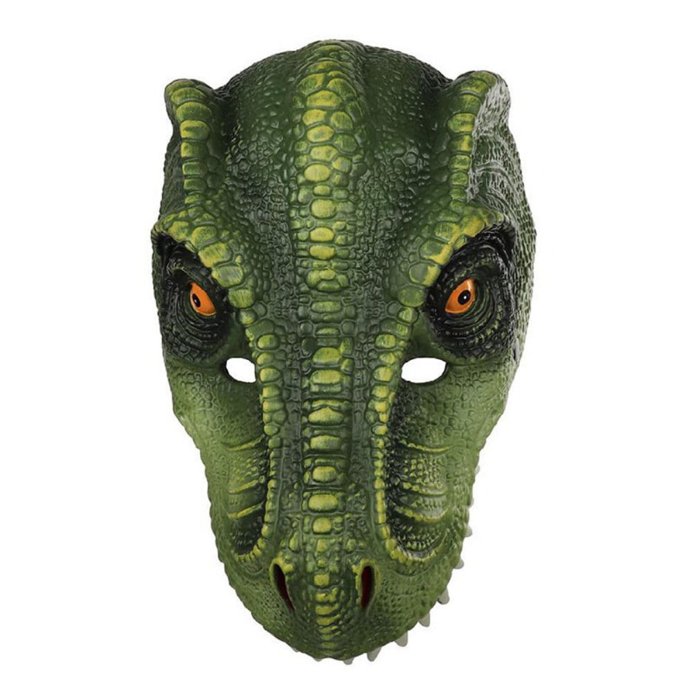 Dinosaur Mask Headgear, Halloween Party Animal T-Rex Dinosaur Head Mask ...