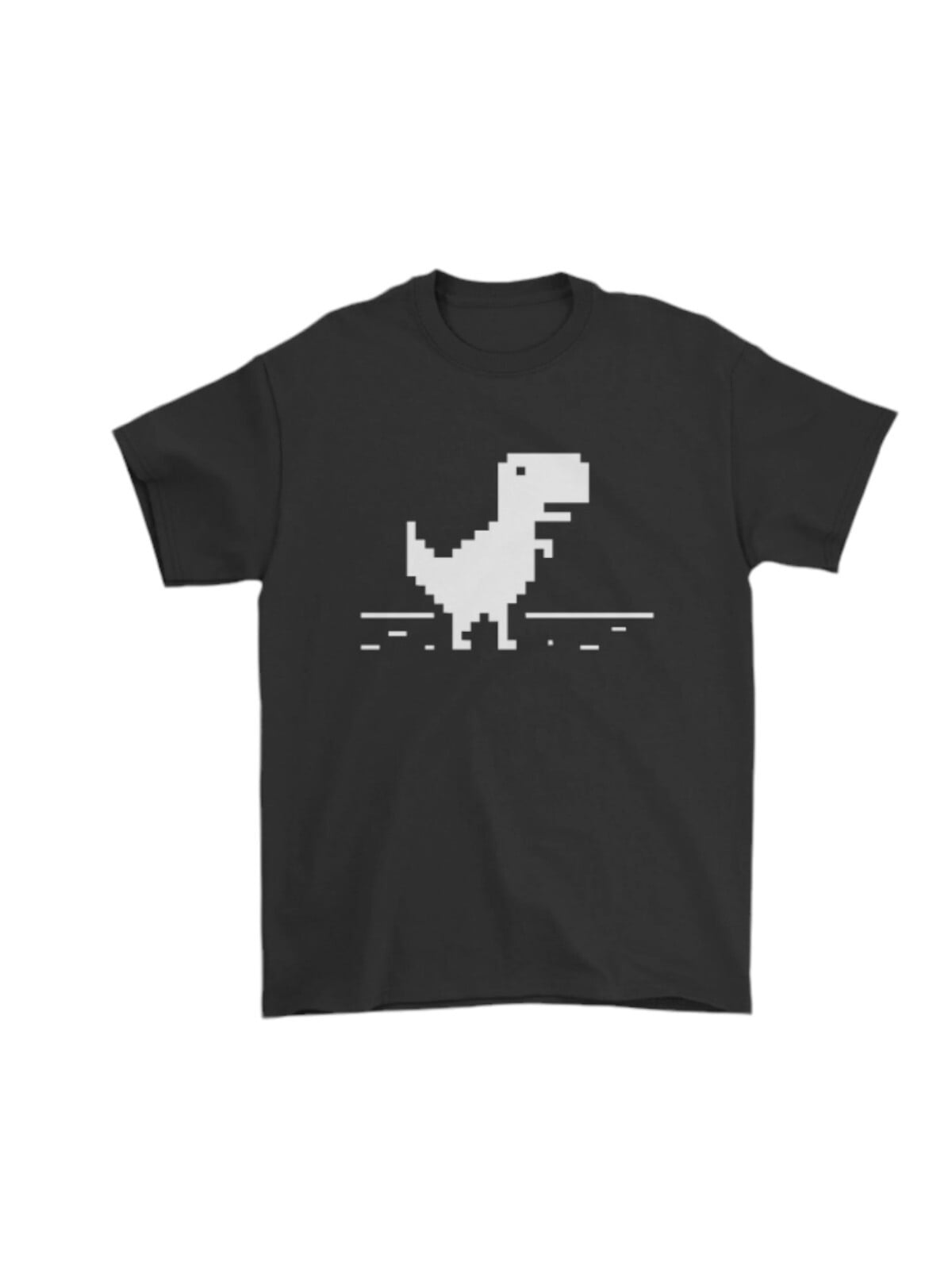 Dinosaur Mens T-shirt 8 Bit Video Game Funny Geek Nerd Gaming Tee Short Gift - Walmart.com