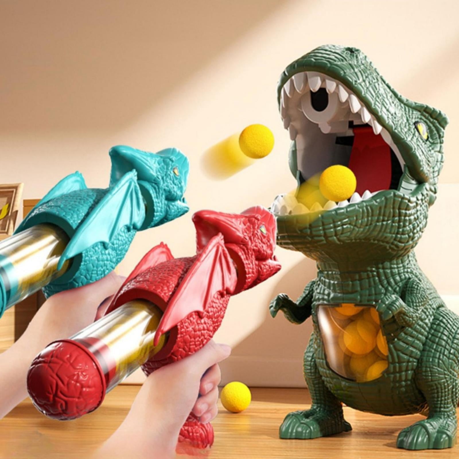 Dinosaur Model Toys,Soft Dinosaur Rotating Spray,Dinosaur Shooting Game ...