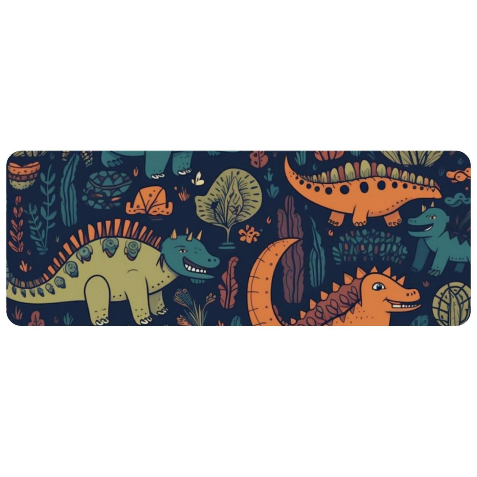 Dinosaur Mouse Pad, Rubber Base Computer Mouse Pads for Wireless Mouse ...
