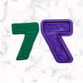 Dinosaur Number 7 Cookie Cutter and Stamp - Walmart.com
