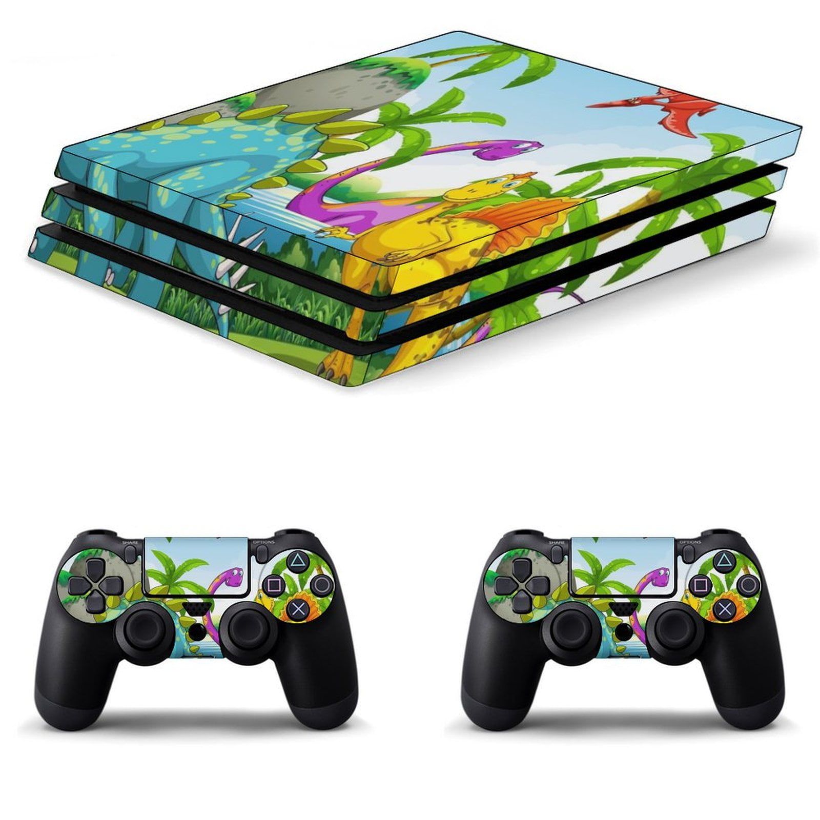 Dinosaur Palm Tree PS4/PS4 Pro/PS4 Slim Skin Sticker For Console And ...