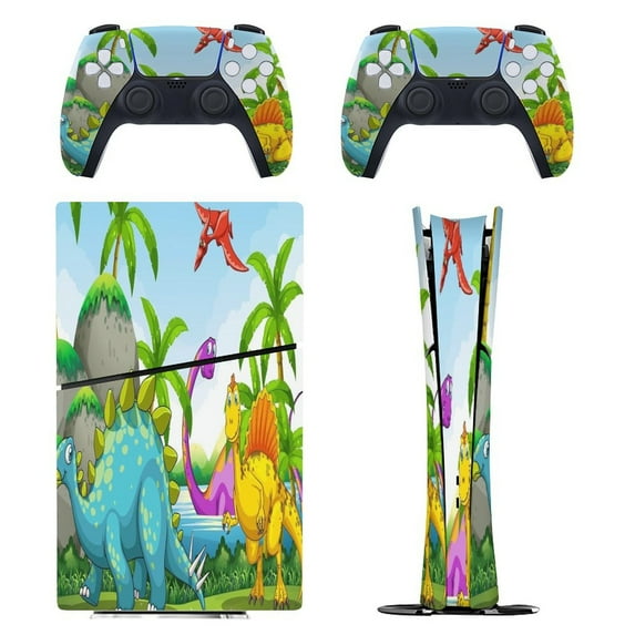 Dinosaur Palm Tree PS5/PS5 Pro/PS5 Slim Digital Disc Skin Sticker For ...