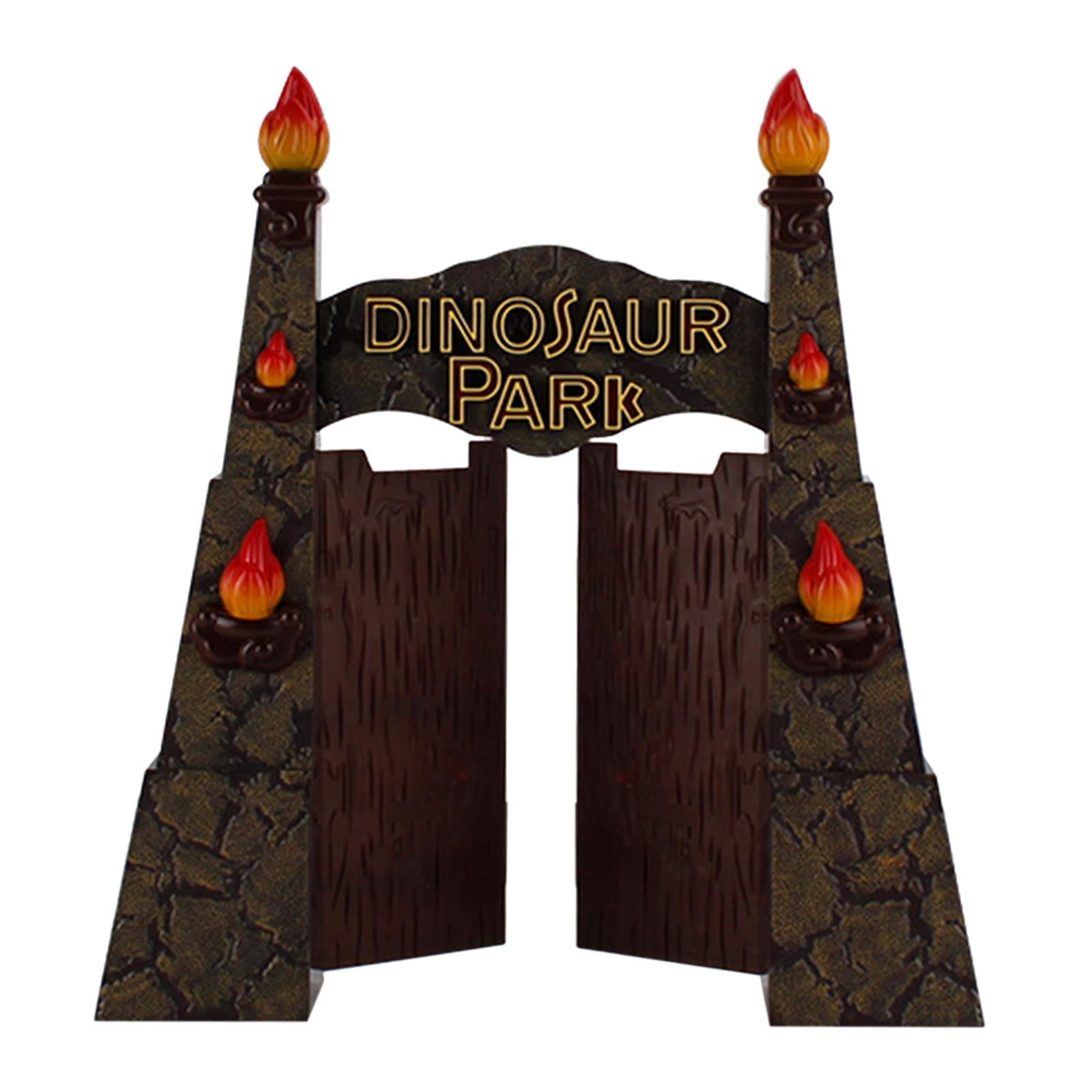 Dinosaur Park Durable Background Entertainment Accessories Gate Frame ...