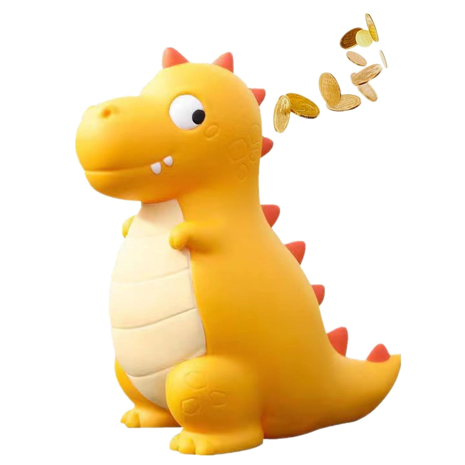 Dinosaur Piggy Bank for Kids, Large Plastic Piggy Bank Indestructible ...