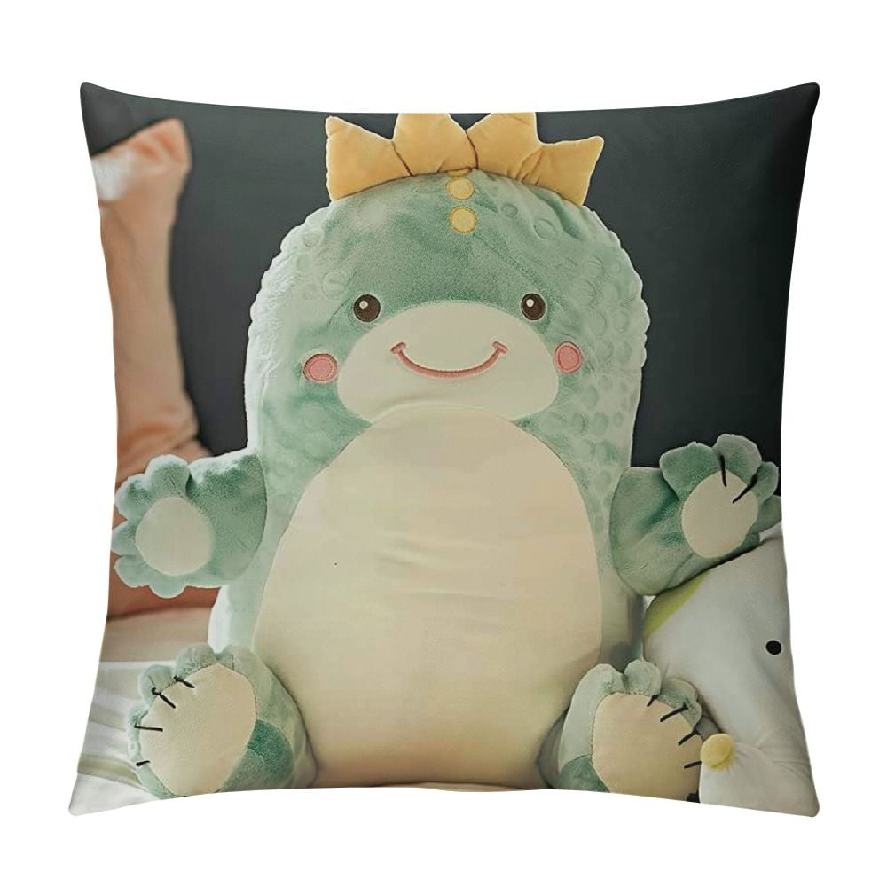 Dinosaur Plush Hugging Pillow - Cute Stuffed Animal Toy, Soft Cartoon ...