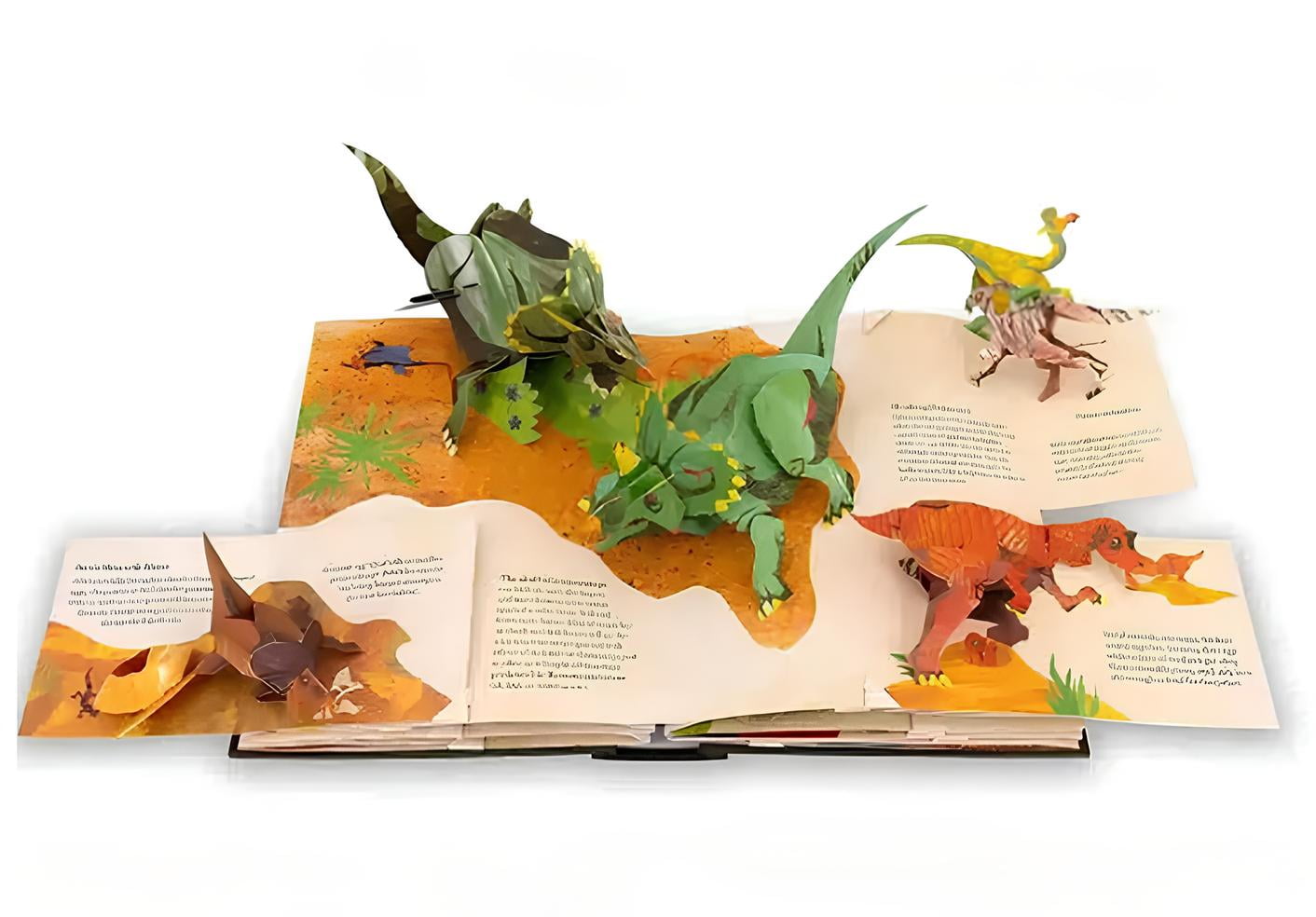 Dinosaur Pop Up Book, 3D Encyclopedia Prehistorica Dinosaurs, Funny ...
