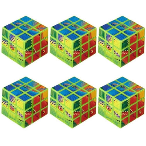 Various Dinosaur Prehistoric Party Mini Puzzle Cubes, Plastic Favors ...
