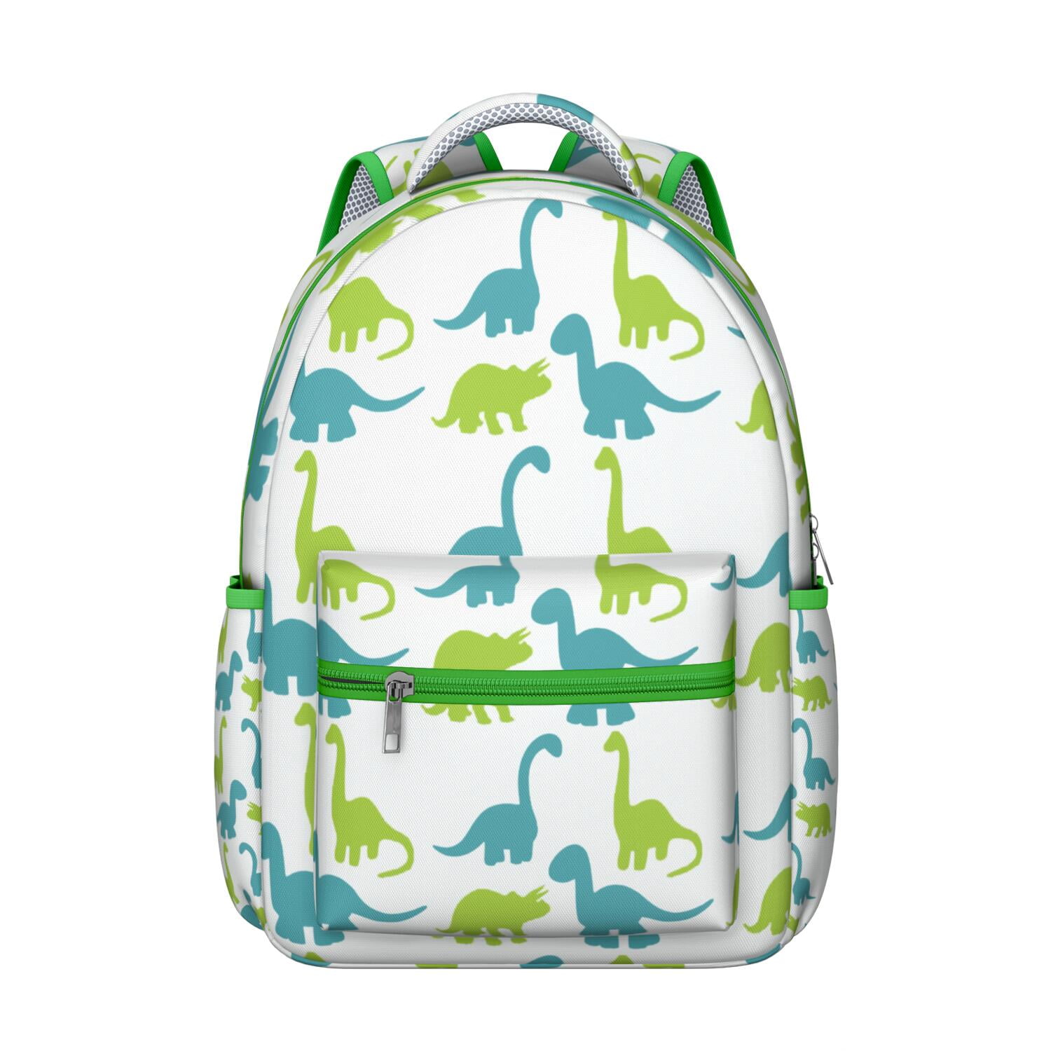 Dinosaur Print College Backpack - Durable Waterproof Bookbag with ...