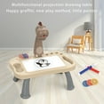 Dinosaur Projection Drawing Table, Multi-Functional Art Projector Set ...