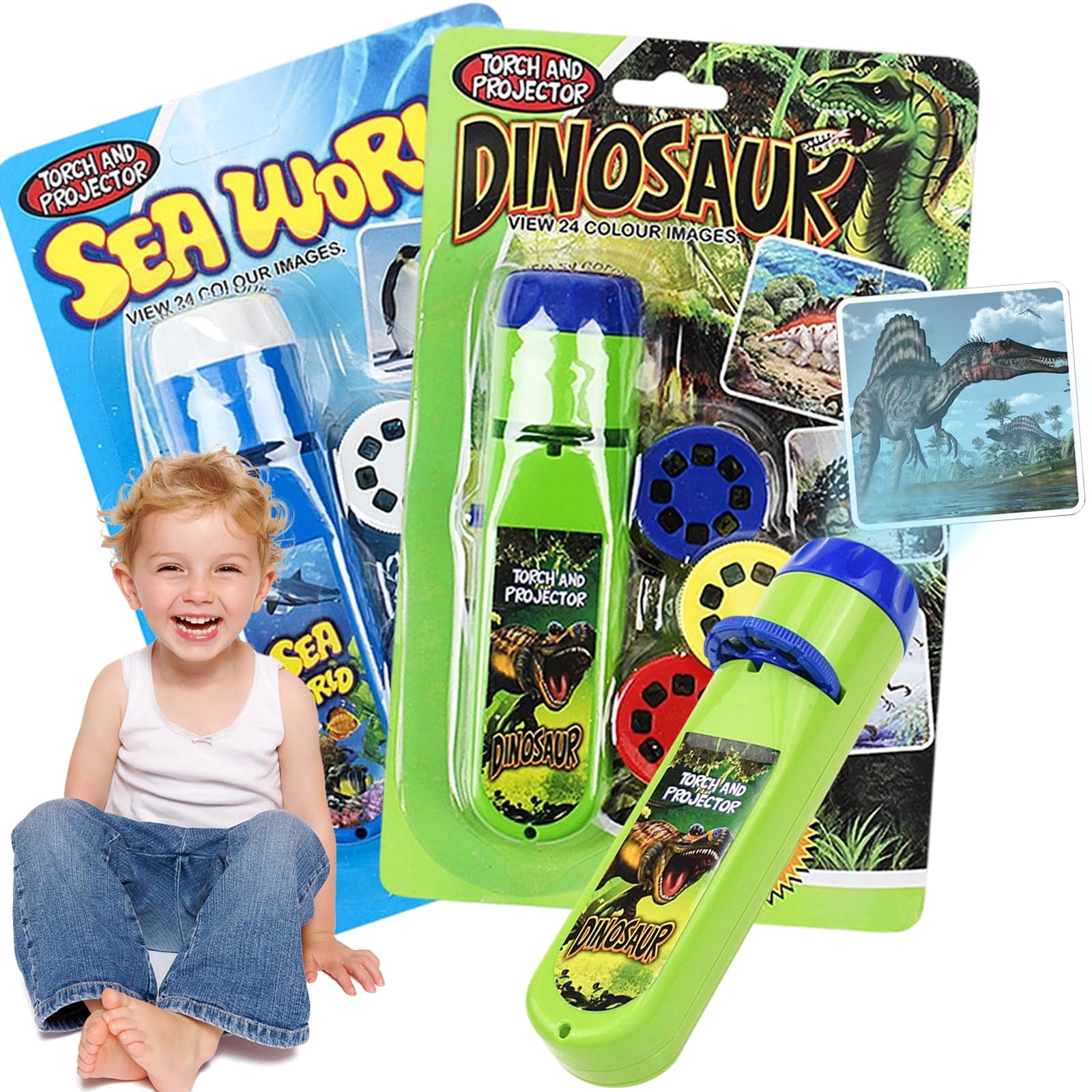 Dinosaur Projector Flashlight, 2026 New Dinosaur Flashlights, Dinosaur ...