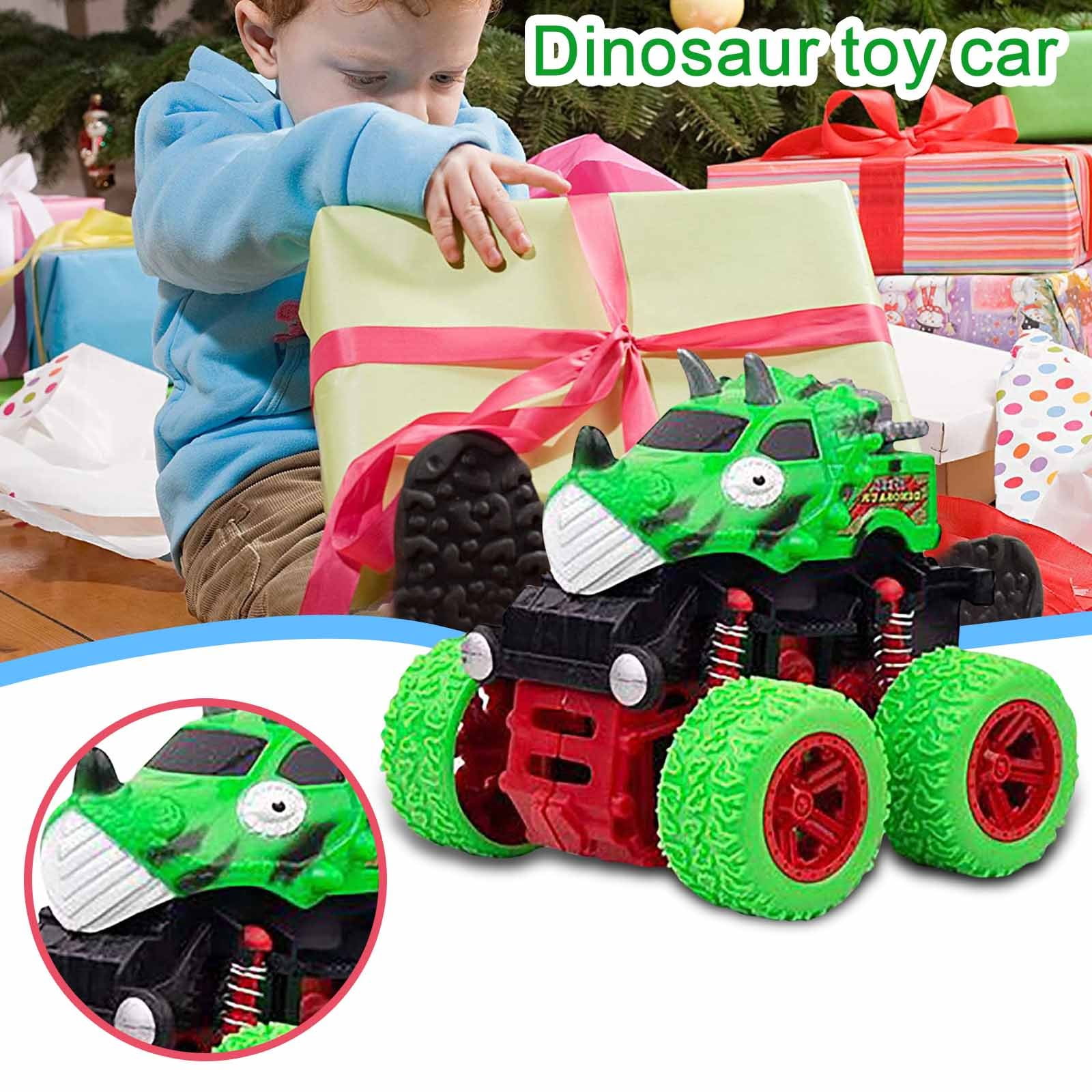 ‌Dinosaur Pull Back Cars for Kids - 6 Pack Mini Inertia Toy Vehicles ...