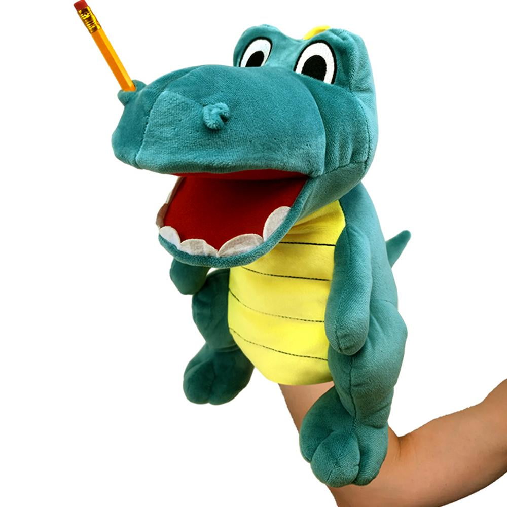 Dinosaur Puppet Dino Plushies Hand Puppets Role Play Toy Interactive ...
