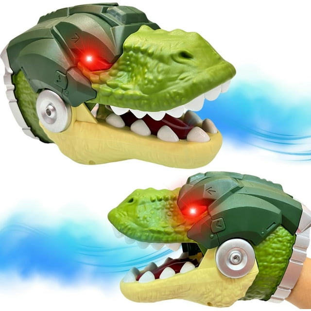 Dinosaur Puppet for Kids,Realistic Electric Dinosaur Puppets Hand Toy ...