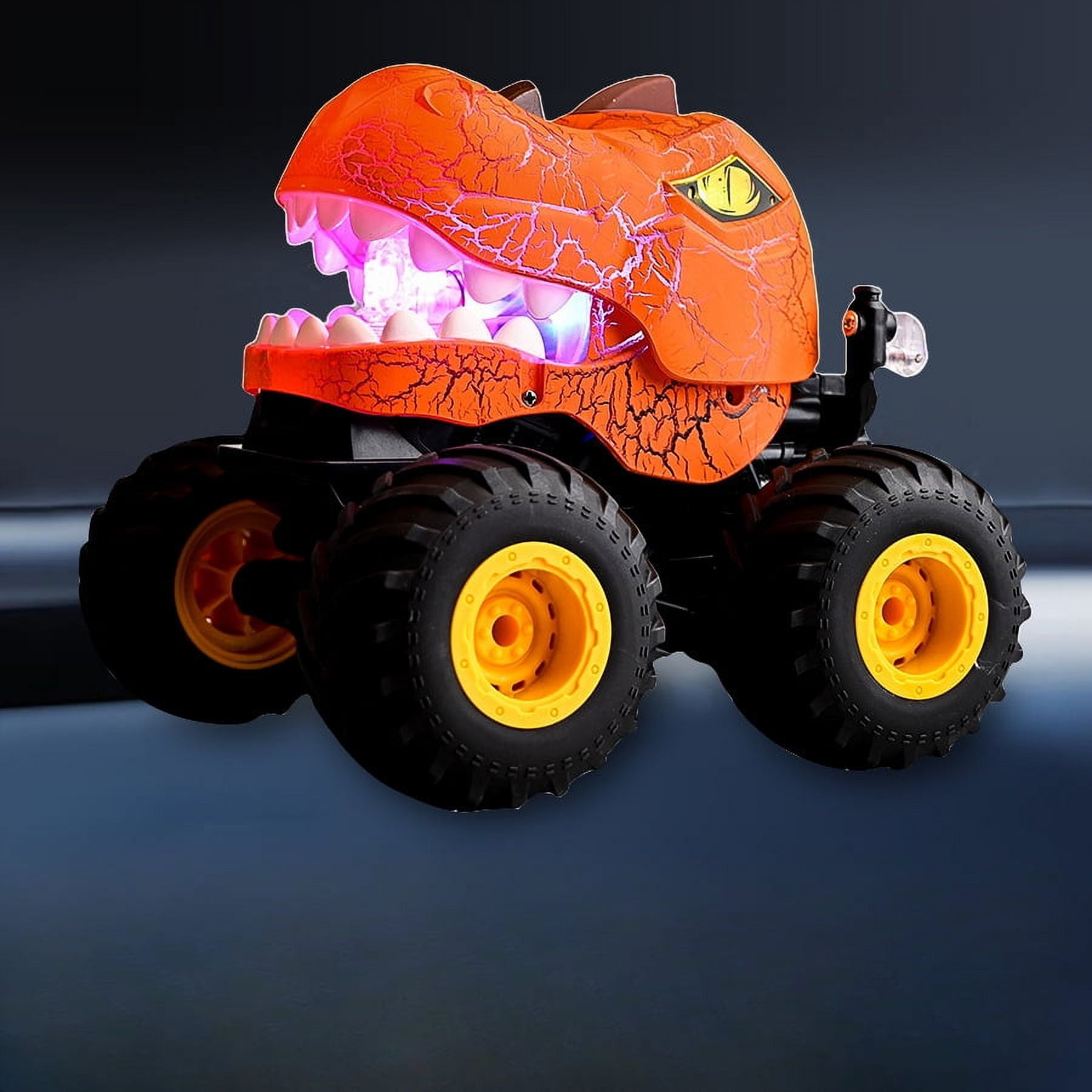 Dinosaur Remote Control Car, 360° Rotating RC Stunt Car Dinosaur ...