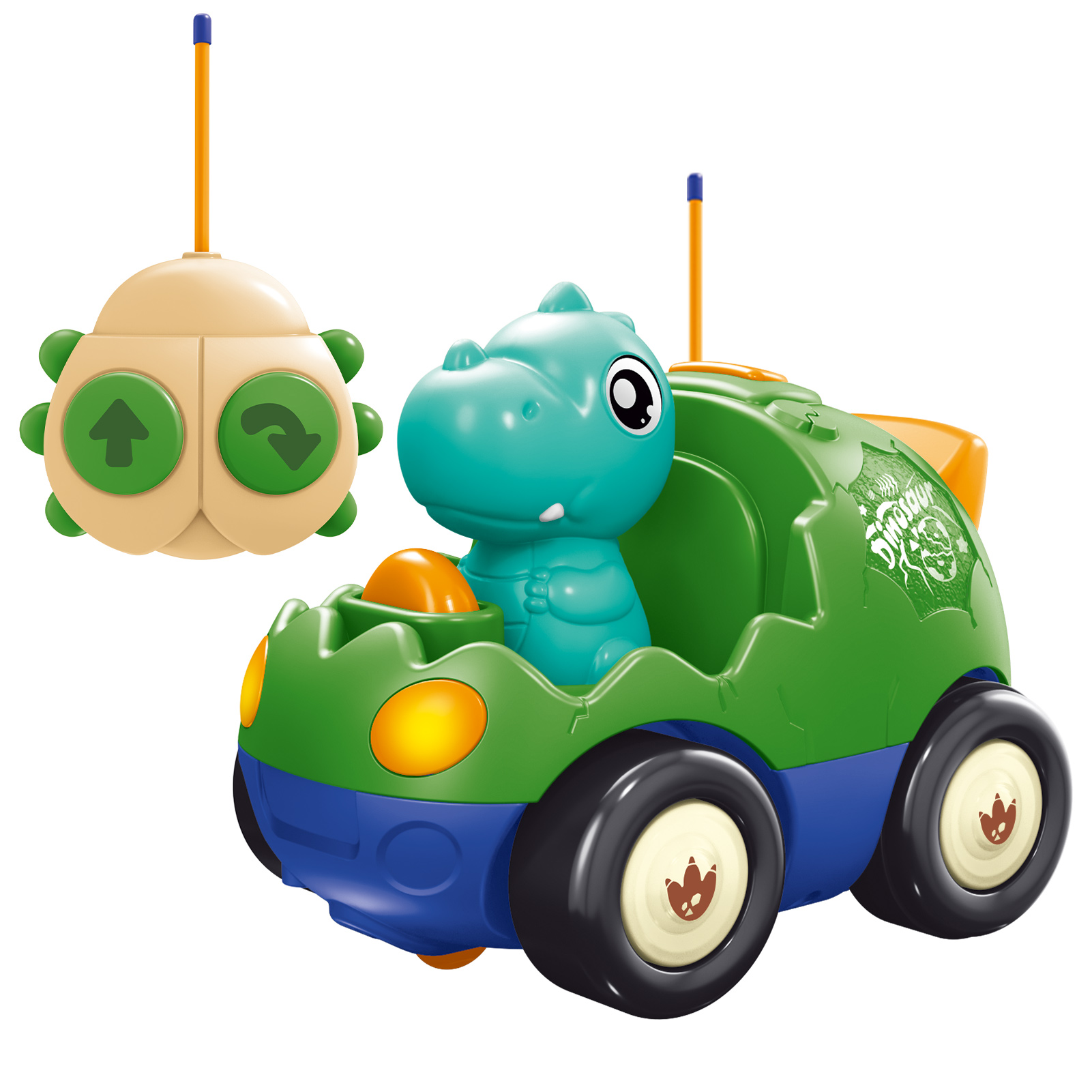Dinosaur Remote Control Car, Cartoon Remote Controlled Car RC Stunt Car ...