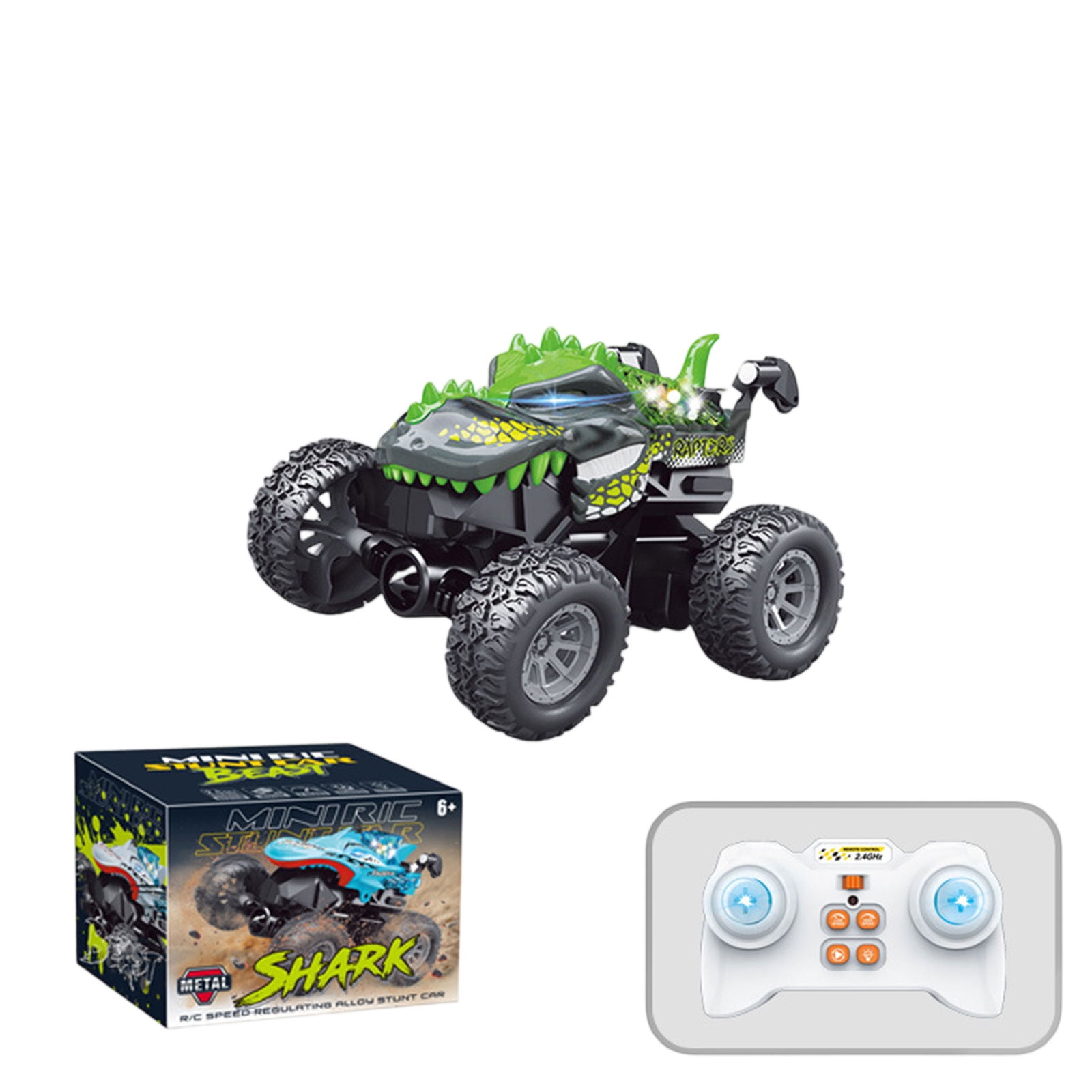 Dinosaur Remote Control Car, Mini Remote Control Truck with 360° Spins ...