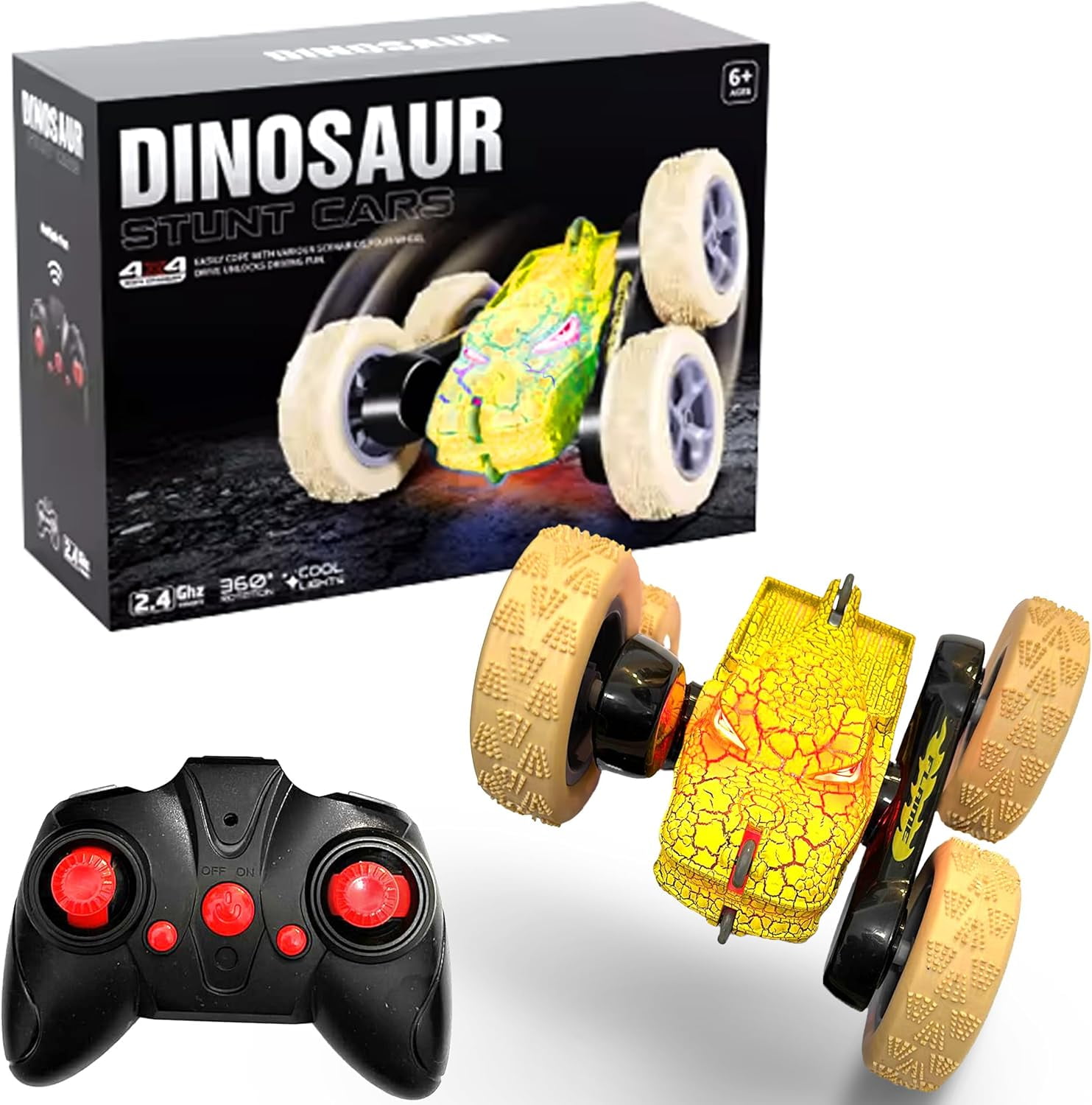 LWBDD Dinosaur Remote Control Car Monster Trucks Rc Car Toys for Boys ...