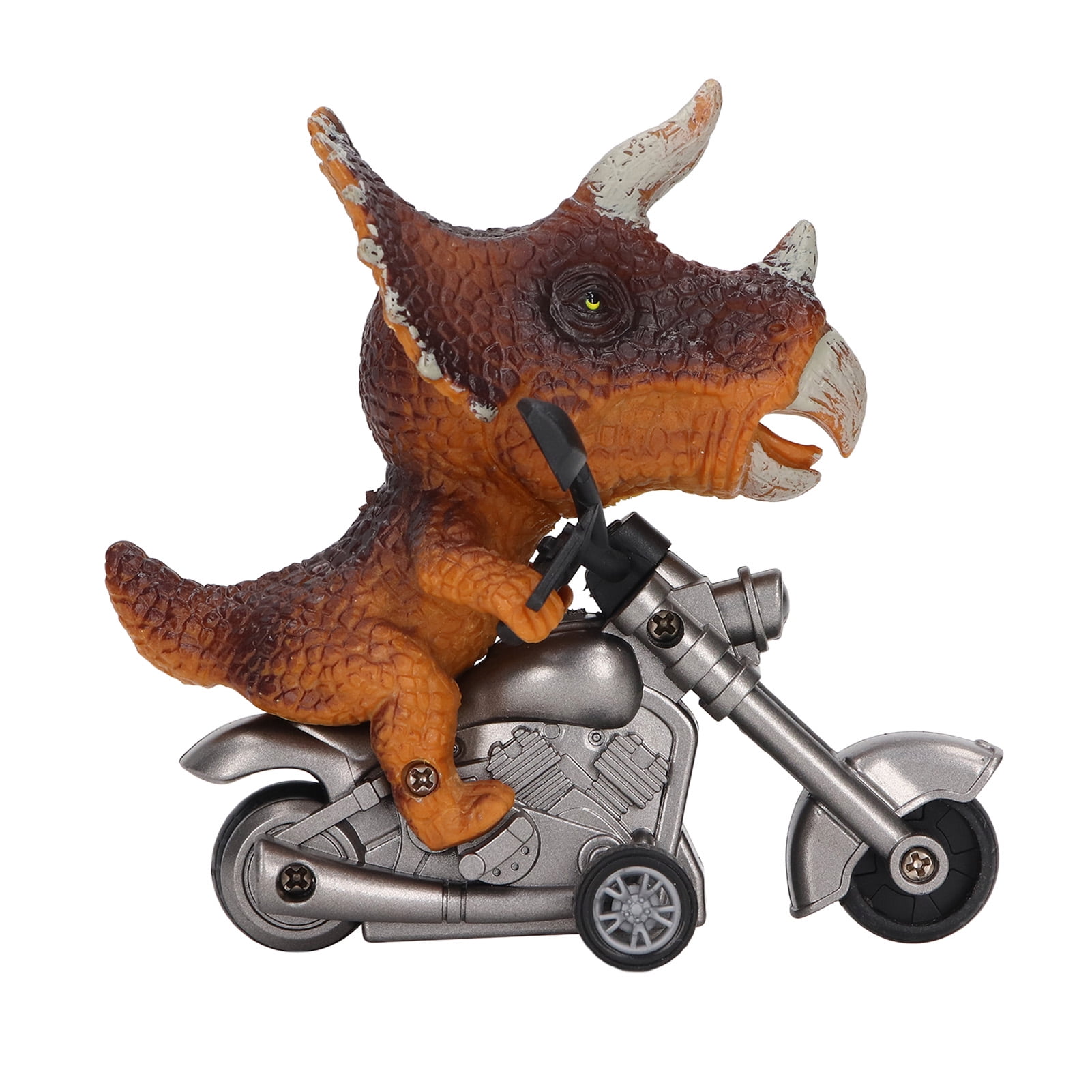 Dinosaur Riding Motorcycle, Plastic Simulation Exquisite Interactive ...