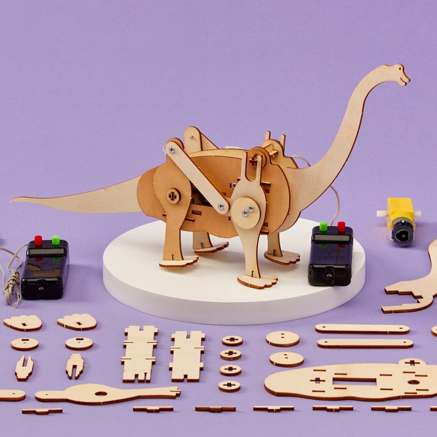 Dinosaur Robot Brachiosaurus DIY Kit, Educational STEM Toy - Walmart.com