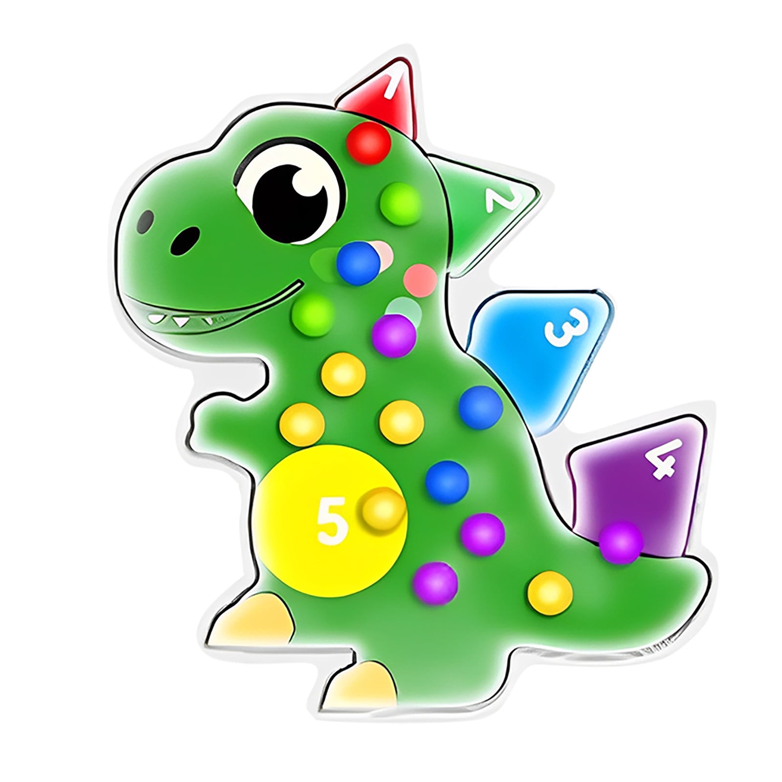 Dinosaur Sensory Counting Toys For Toddlers 3 4 Montessori Color ...