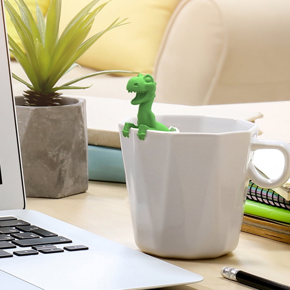 Dinosaur Shaped Tea Filter Silicone Tea Infuser Reusable Tea Bag ...
