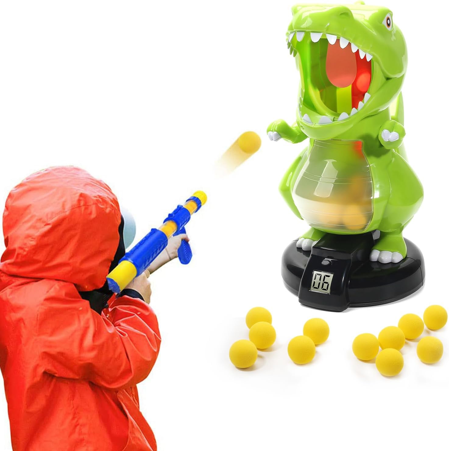 Dinosaur Shooting Toys for Boys 5 6 7 8 9 Years Old, Electronic Kids ...