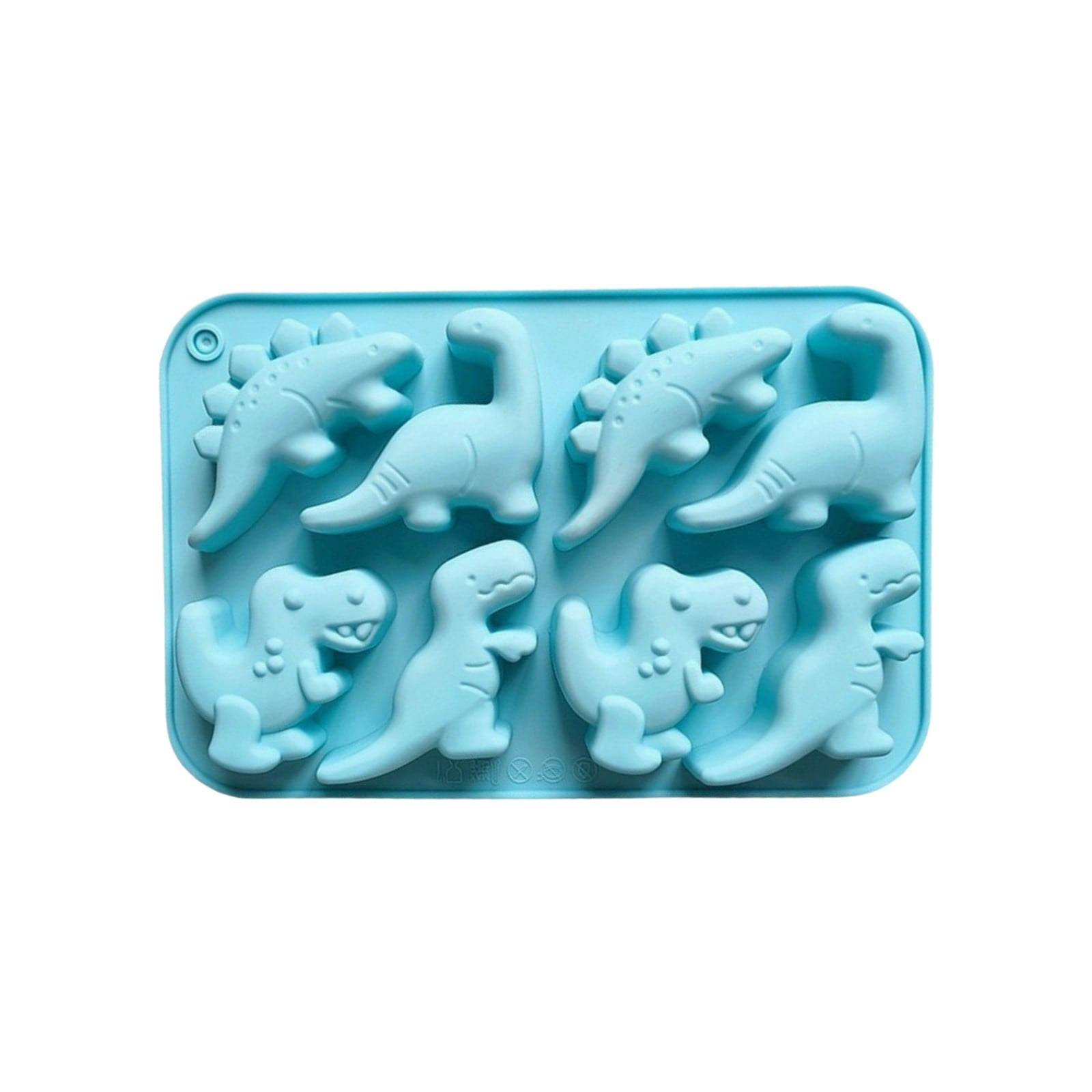 Dinosaur Silicone Candy Molds Gummy Dinosaur Molds 8-Cavity Shaped with ...