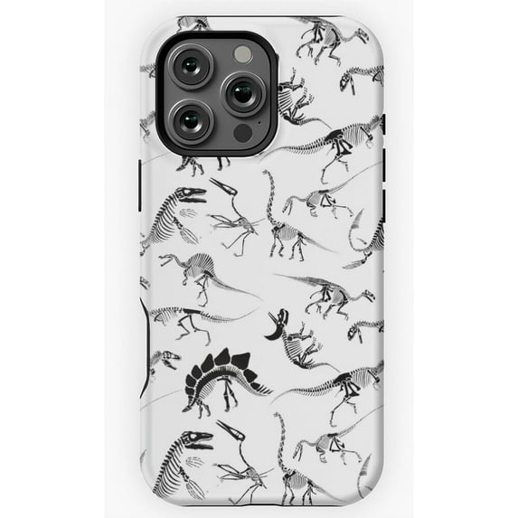 Dinosaur Skeleton Diagram Cool Graphic Phone Case iPhone Case 17 16 15 ...