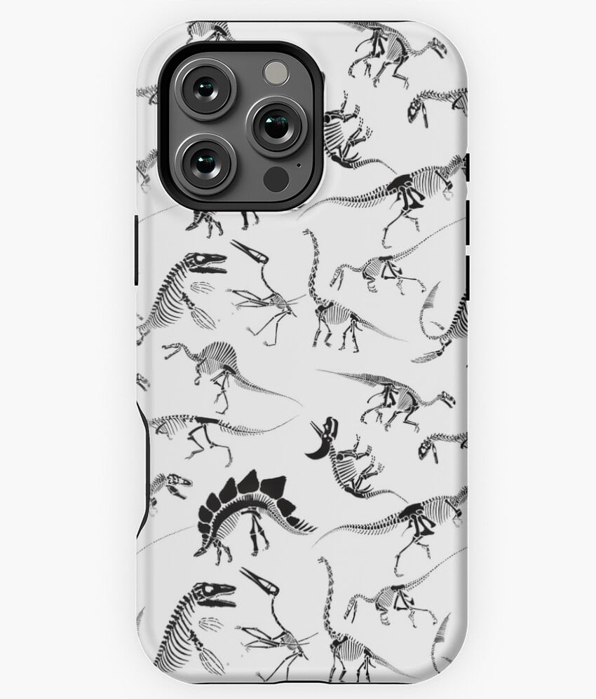 Dinosaur Skeleton Diagrams M11666 Phone case for iPhone 11 to 16 Pro ...