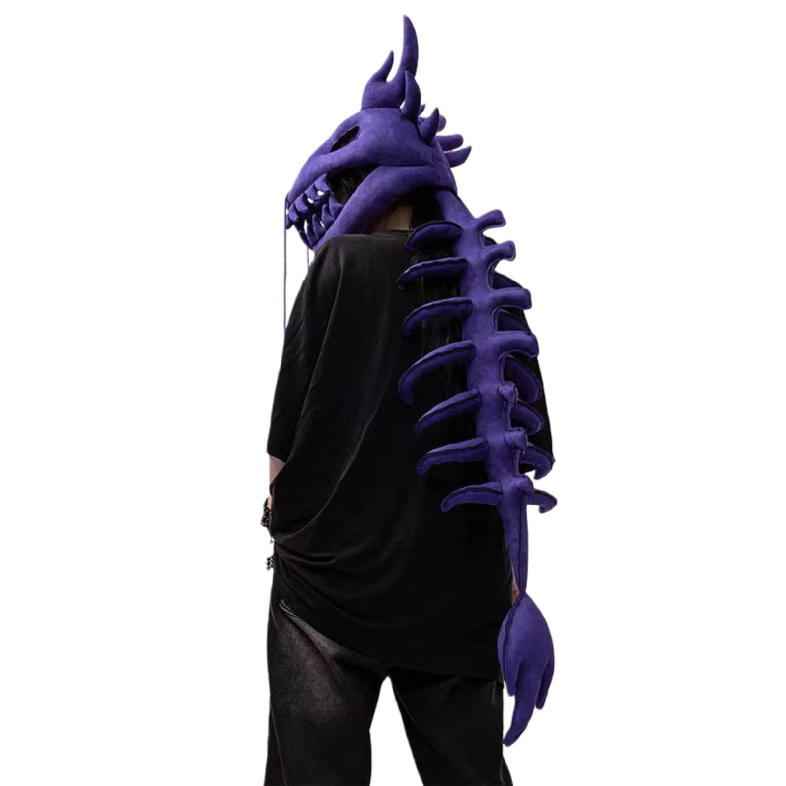 Dinosaur Skeleton Head Plush, Bone Style Skull Plush Toy, Soft ...