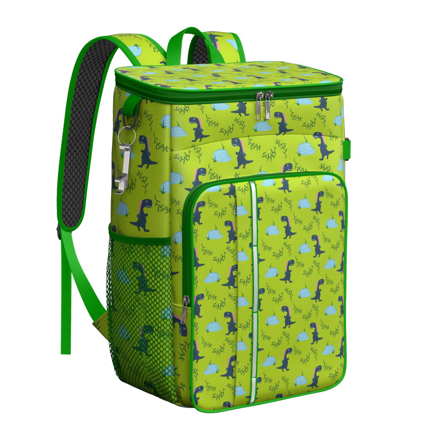 Dinosaur Skeleton Pattern Cooler Backpack – Leakproof Insulated Bag ...