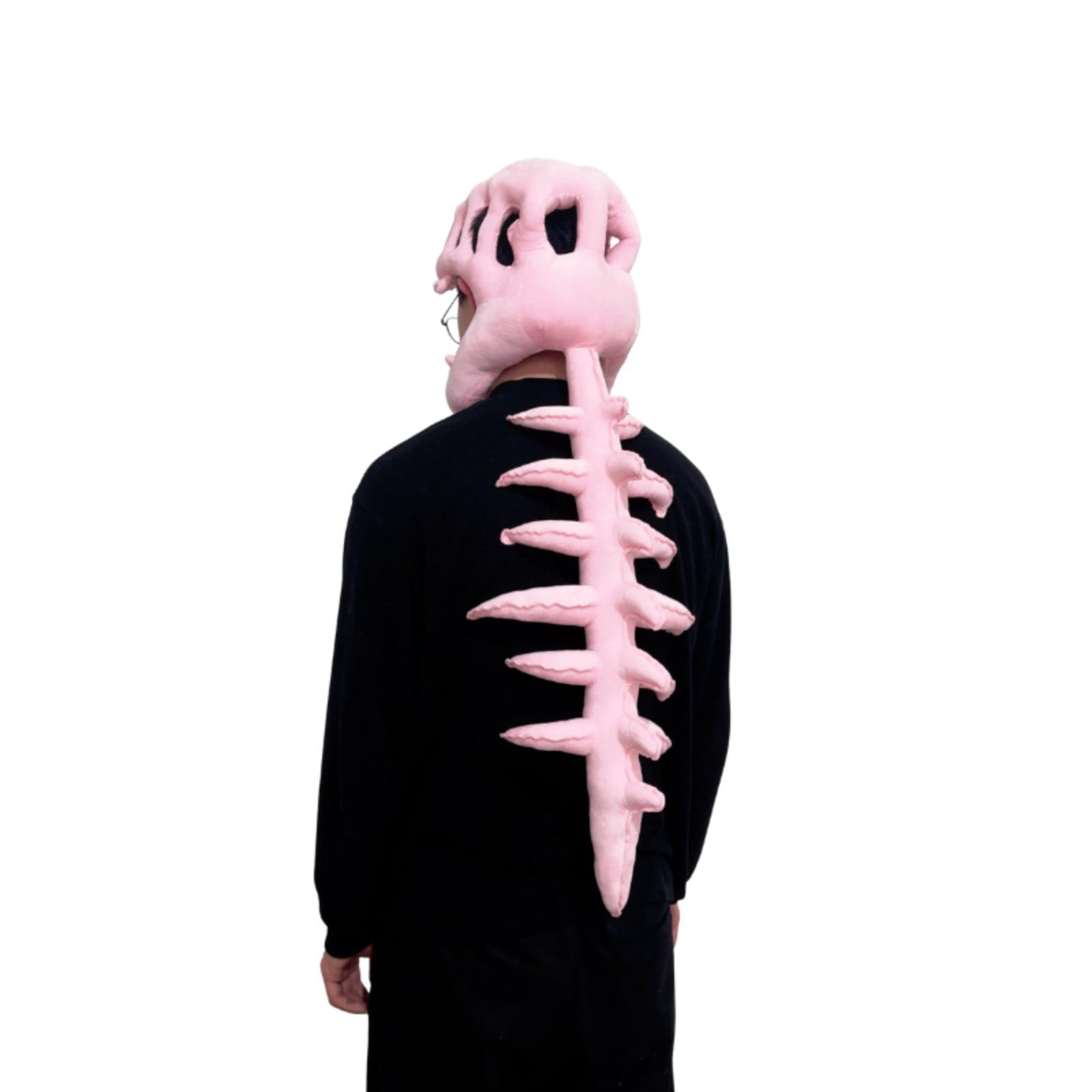 Dinosaur Skeleton Plush Hood Toy – Soft Character Plush, Cozy ...