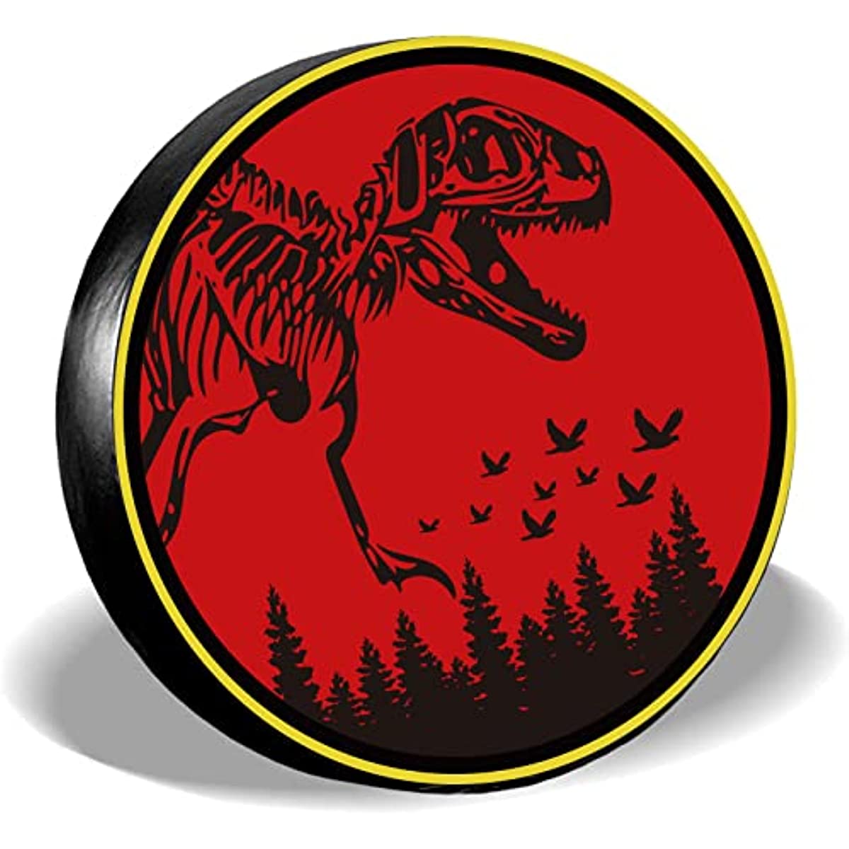Dinosaur Skeleton T-Rex Park Spare Tire Covers Universal Polyester ...