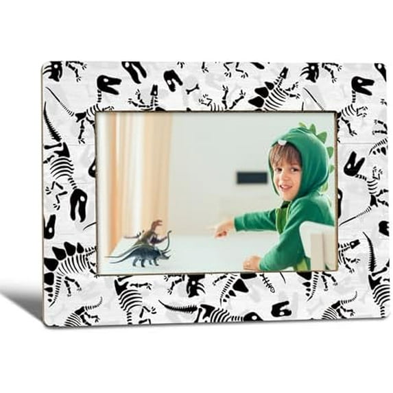 Dinosaur Skull Picture Frame, Birthday Gifts Dinosaur Room Decor for ...