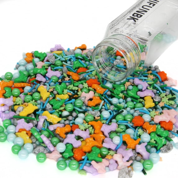 Dinosaur Sprinkles For Cake GGA1 Decorating,Edible Mix Tyrannosaurus ...