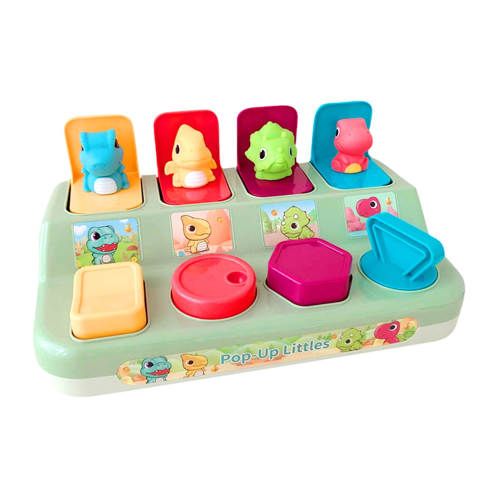 Dinosaur Station Pop Up Causal Relationship Baby Mechanism Box Early ...