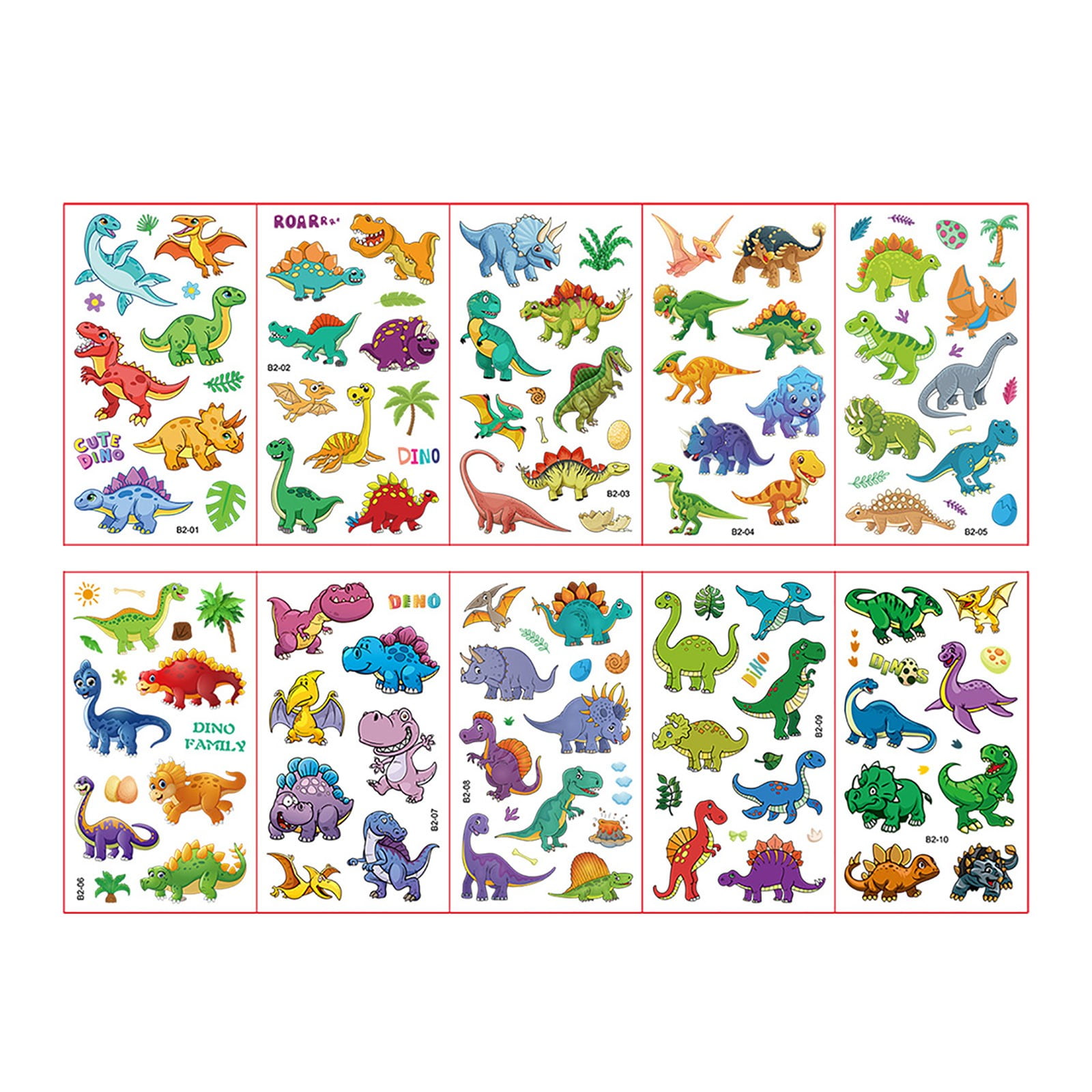 Dinosaur Stickers For Kids Boys Girls Toddlers Teacher Stickers Potty ...