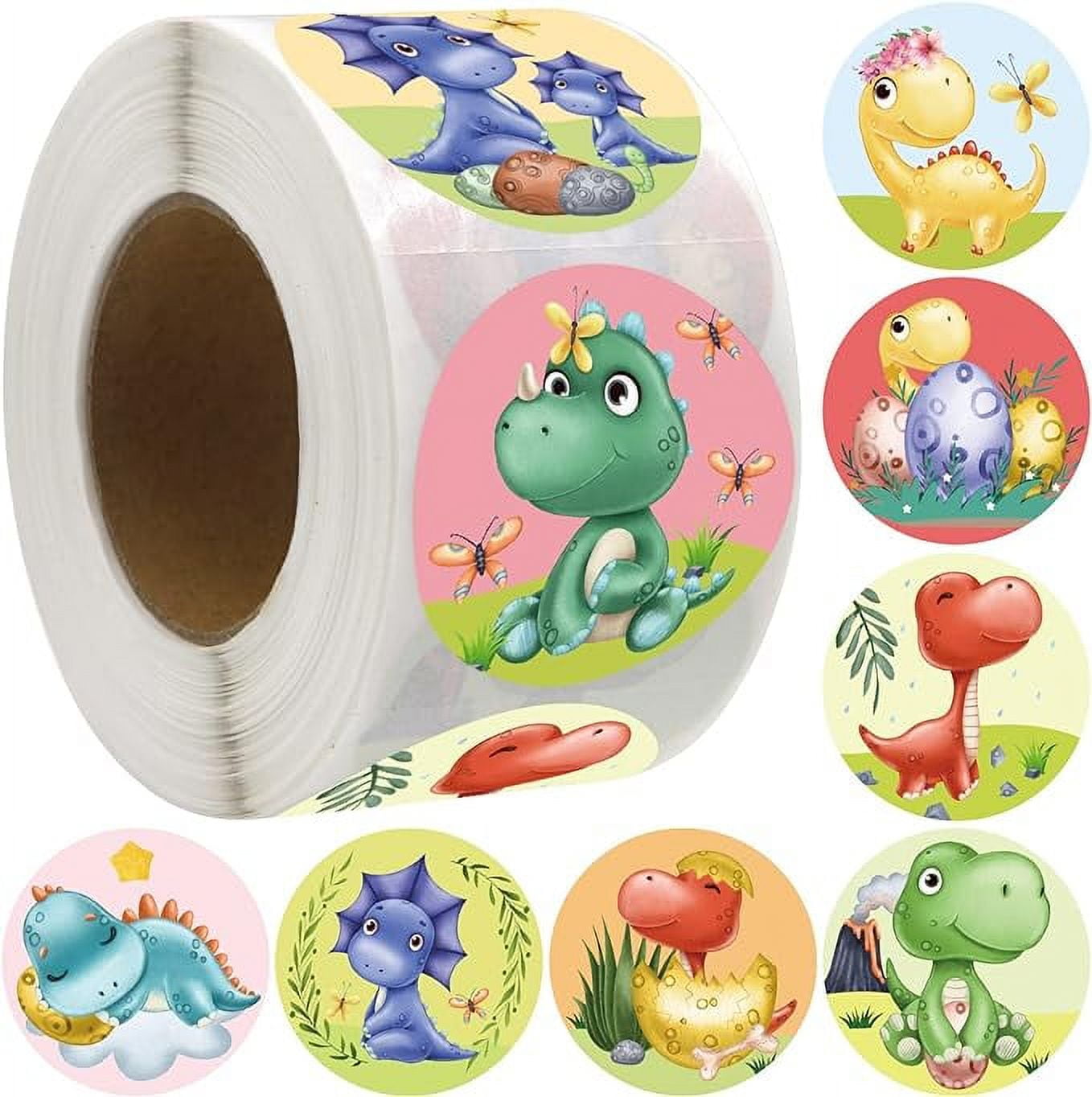 Dinosaur Stickers for Kids 500pcs Birthday Classroom Dinosaur Party ...