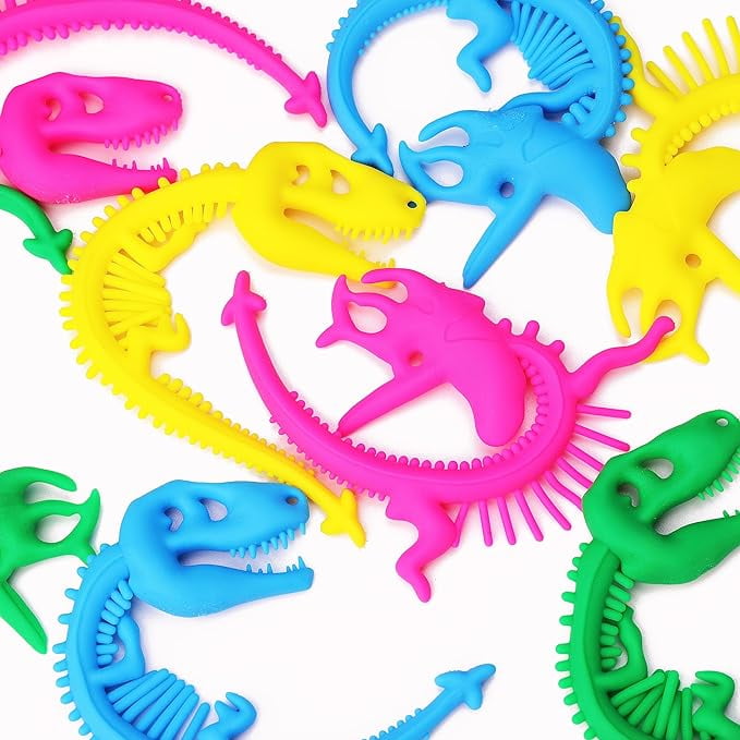 Dinosaur Stretchy Strings Fidget Toy for Kids - 9” Fun and Colorful ...