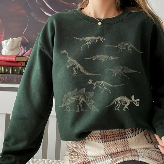 Dinosaur Sweatshirt, Dinosaur Sweater, Vulture Culture, Skeleton Hoodie ...