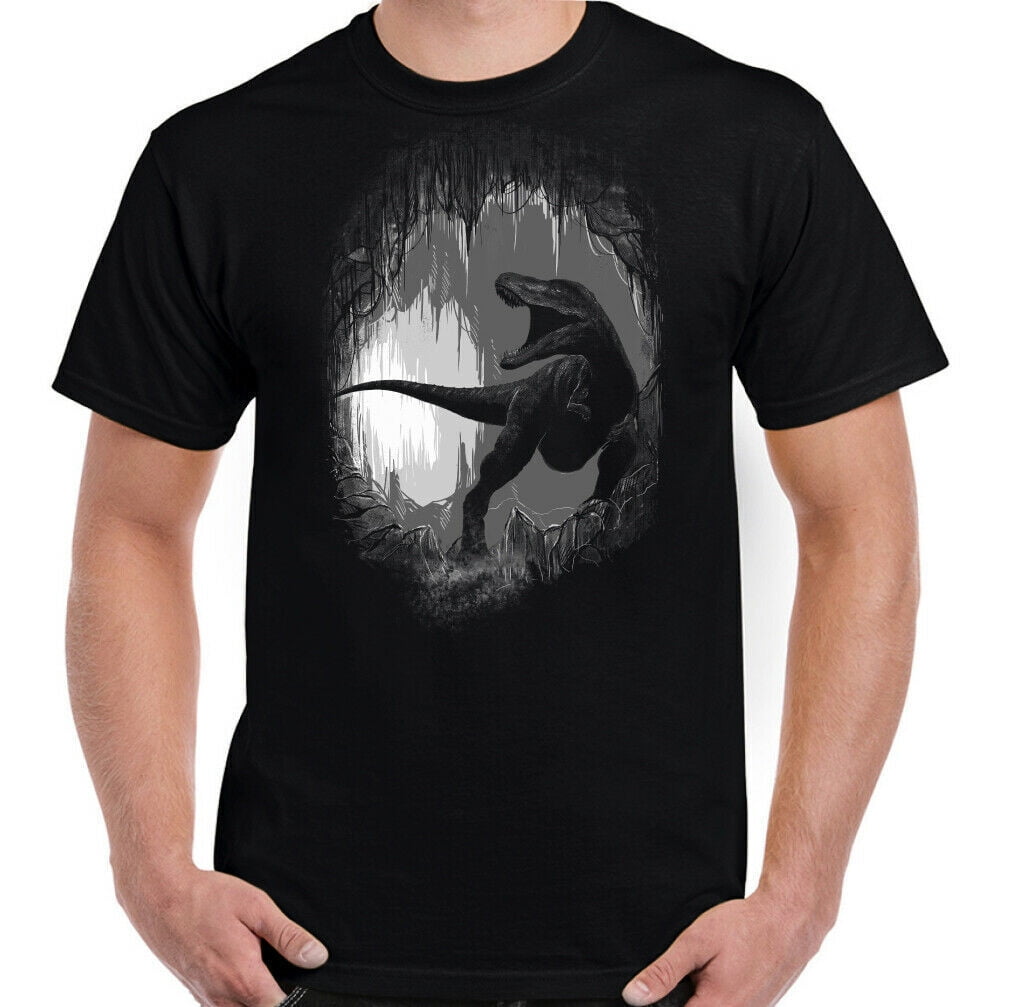 Dinosaur T-Shirt Cave Mens Prehistoric T-Rex Jurassic World Halloween ...