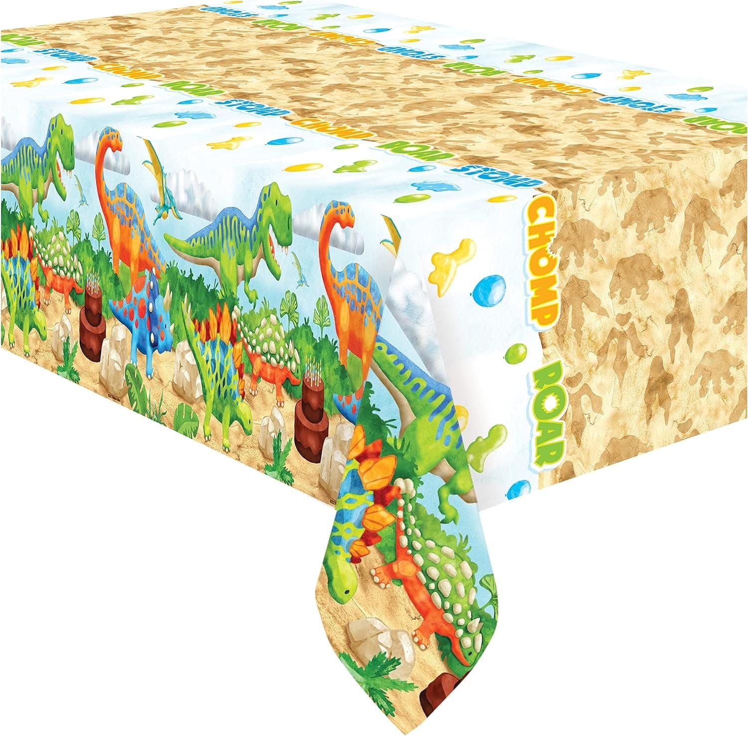 Dinosaur Tablecloth 1 Pack - Dinosaur Party Supplies - Walmart.com